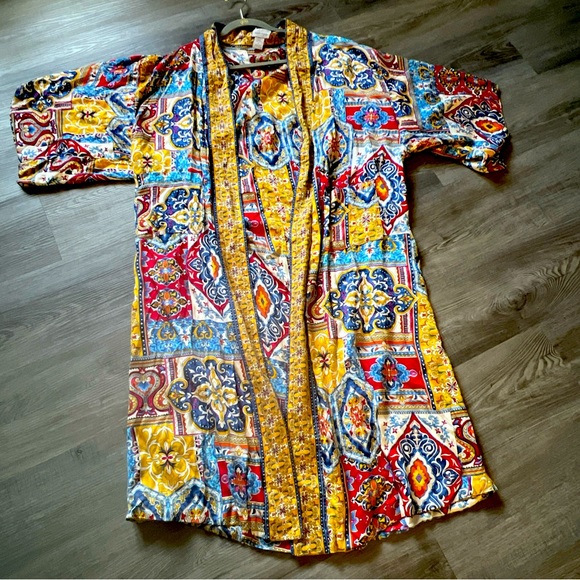 Haute Hippie | Other | Haute Hippie Reversible Psychedelic Print Belted ...